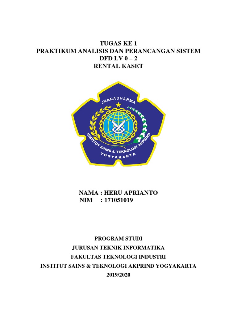 Tugas DFD Rental Kaset | PDF