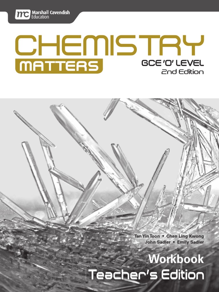 Chem Matters Workbook 2E (Teacher's Edn) PDF | PDF | Silicon | Test ...