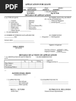 10F BFP Revise Application For Leave Rev01 041619 | PDF | Government