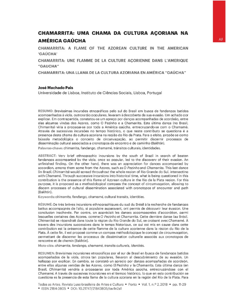 Chamarrita JMPAIS | PDF