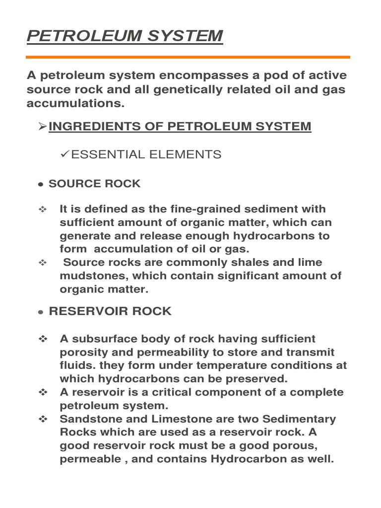 19BPE096 (Ingredients of Petroleum System) 1 | PDF | Petroleum ...