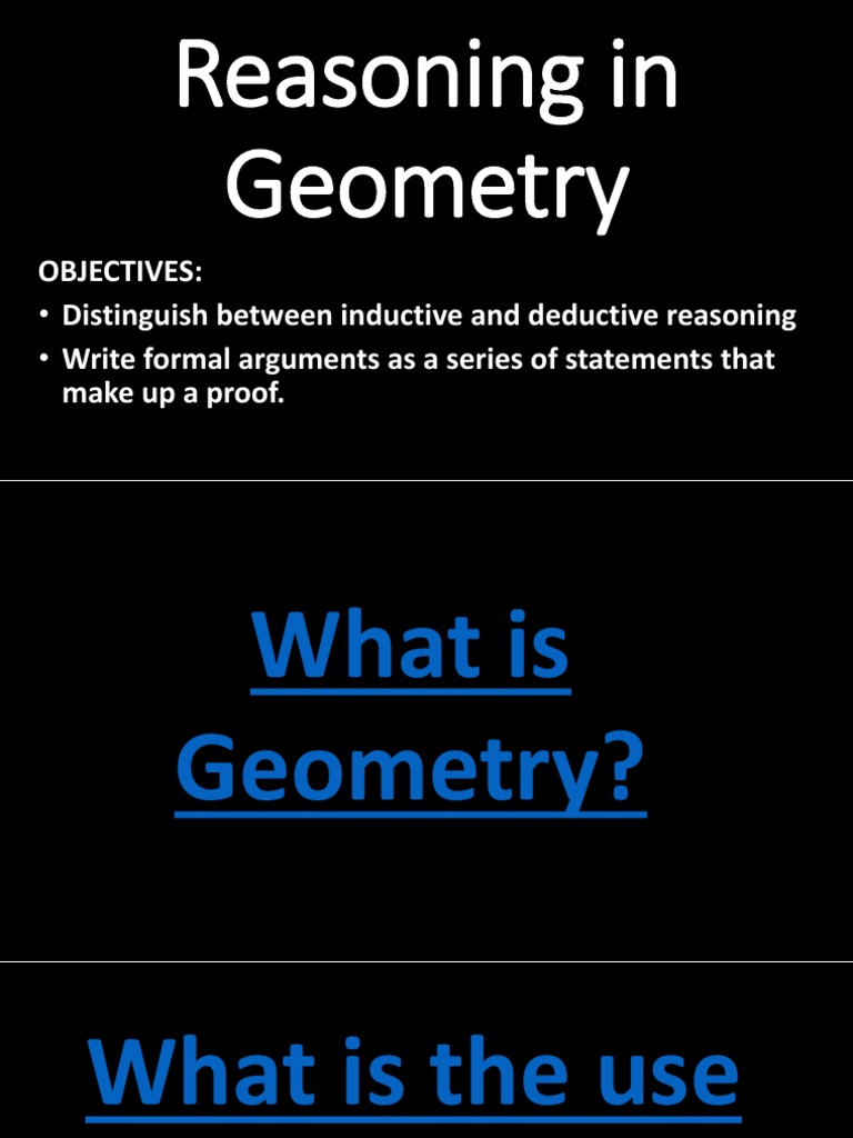 Inductive Reasoning Geometry