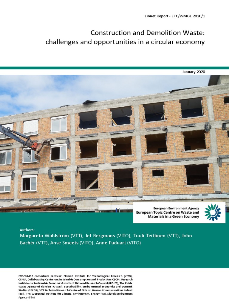 Construction and Demolition Waste - Challenges and Opportunities in A ...