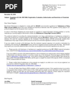 Material Declaration Form | PDF | Chemical Compounds | Materials