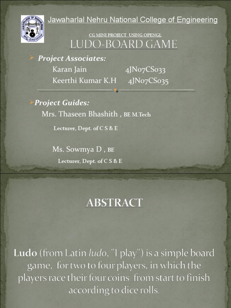 Ludo Presentation 150306215233 Conversion Gate01 PDF | PDF | Software ...