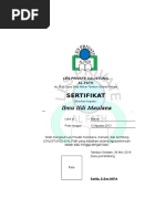 Contoh Kartu SPP Les Privat | PDF