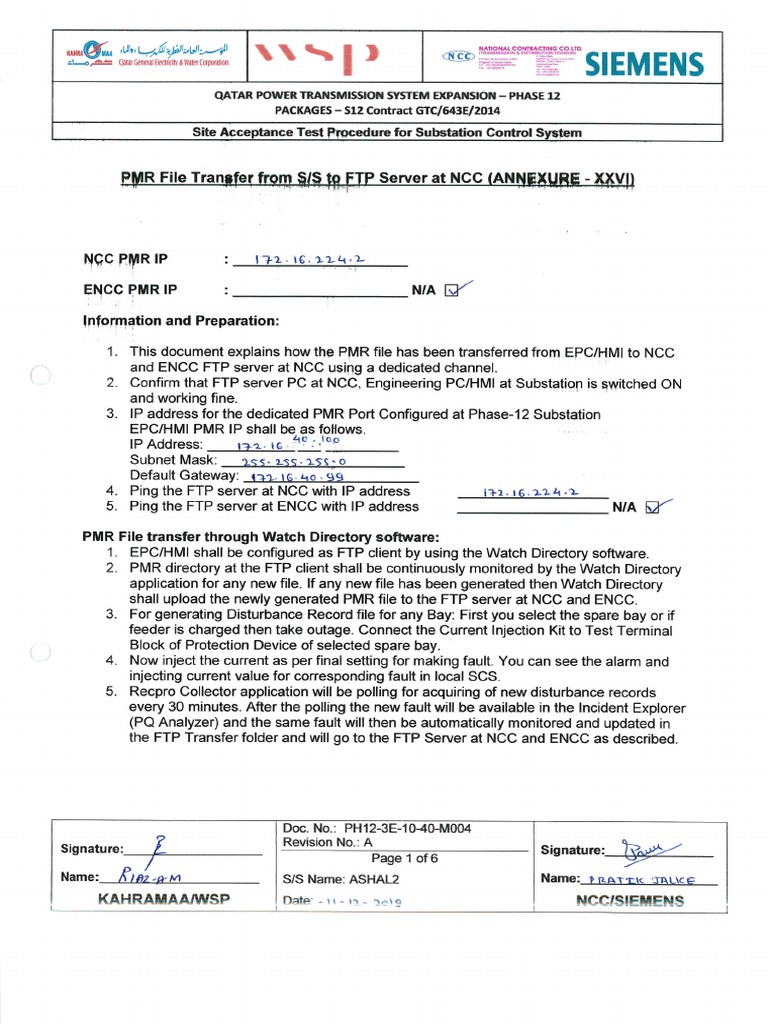 PMR Test Reports | PDF