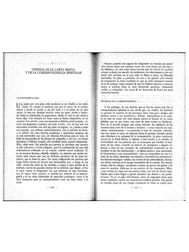 Salinas-Defensa de La Carta Misiva y de La Correspondenci Epistolar | PDF
