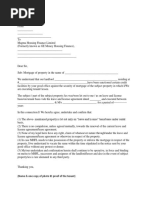 Surrender Letter | PDF