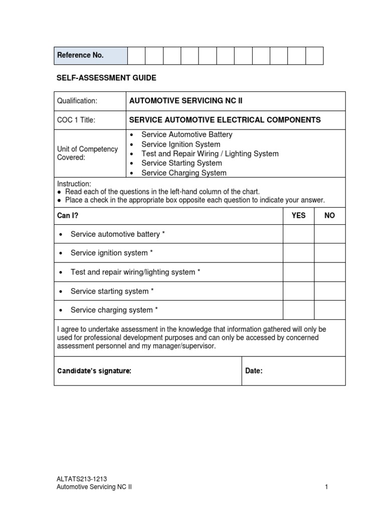 TESDA - Automotive Servicing NCII PDF | PDF | Diesel Engine | Car TESDA - Automotive Servicing NCII PDF | PDF | Diesel Engine | Car