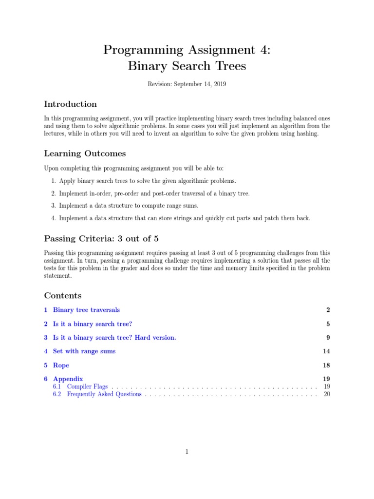 Week4 Binary Search Trees | PDF | Software Development | Theoretical Computer Science