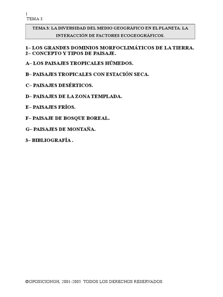 TEMA03 | PDF | Desierto | Clima