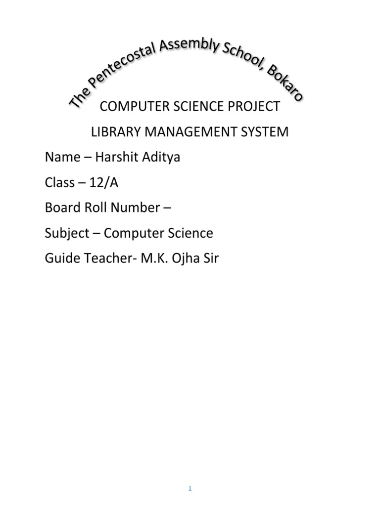 Library Management System Python | Download Free PDF | Libraries ...