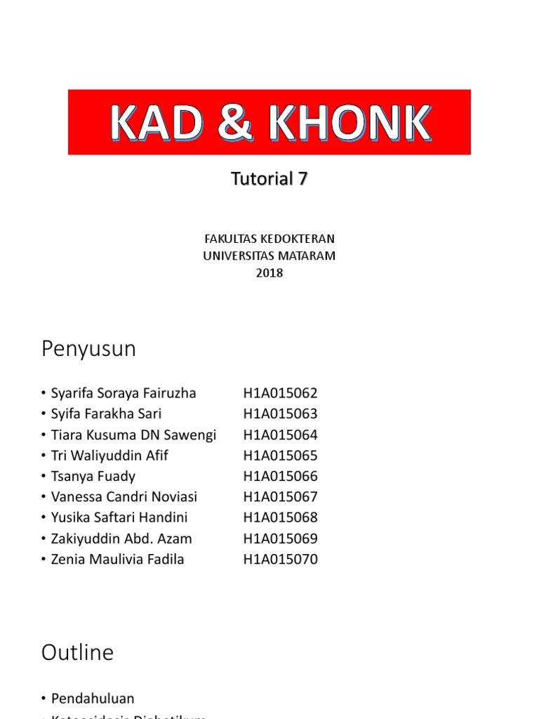 MANAJEMEN KAD DAN KHONK PADA PASIEN DIABETES MELITUS | PDF