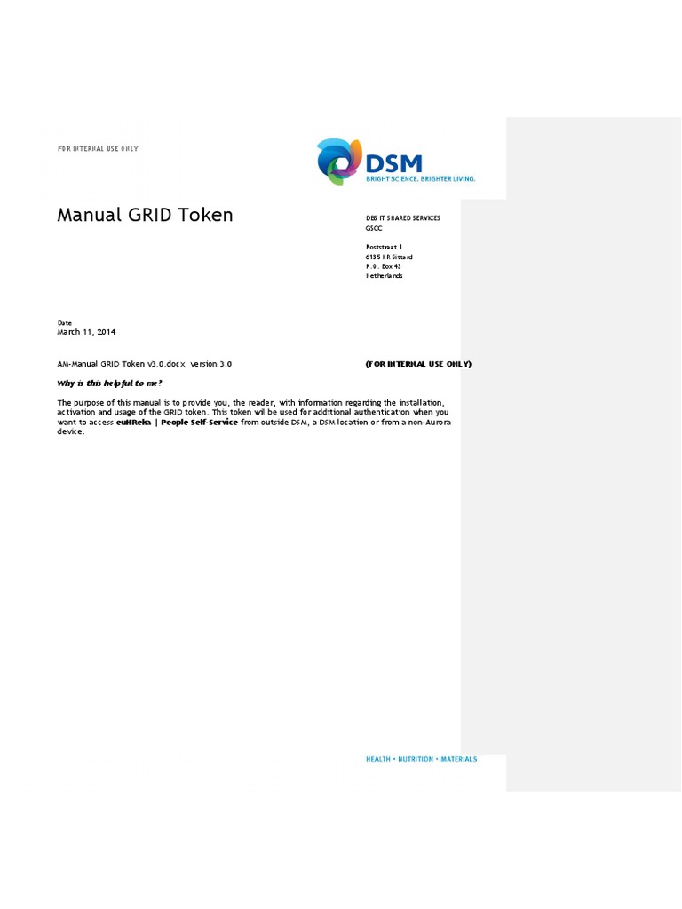 Grid Token Manual Euhreka English | PDF | Login | Password