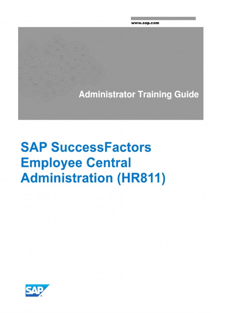 HCM 811 SAP SuccessFactors EC Administration | PDF
