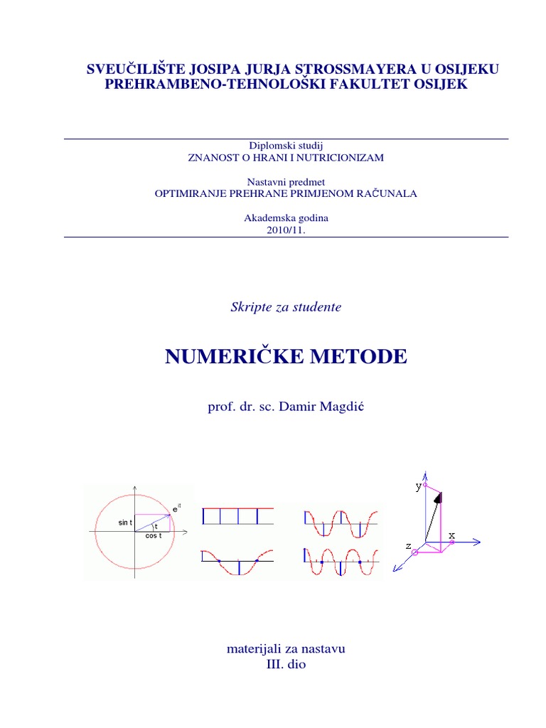 Numericke Metode | PDF