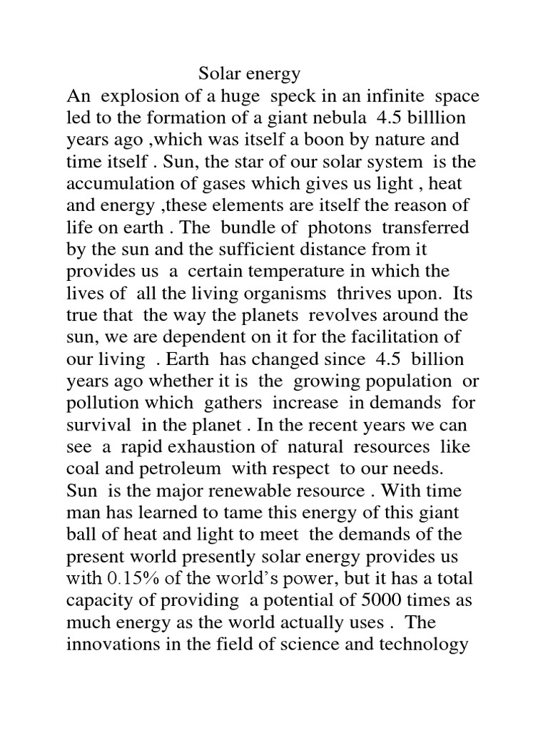 Solar Energy | PDF | Solar Power | Solar Energy