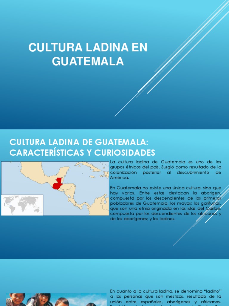 Cultura Ladina en Guatemala | PDF | Américas | Métis