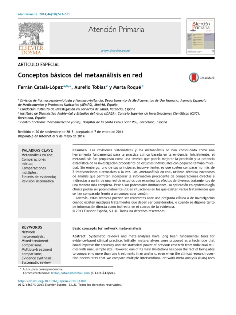Metaanalisis Conceptos Basicos | PDF | Metaanálisis | Ensayo clínico