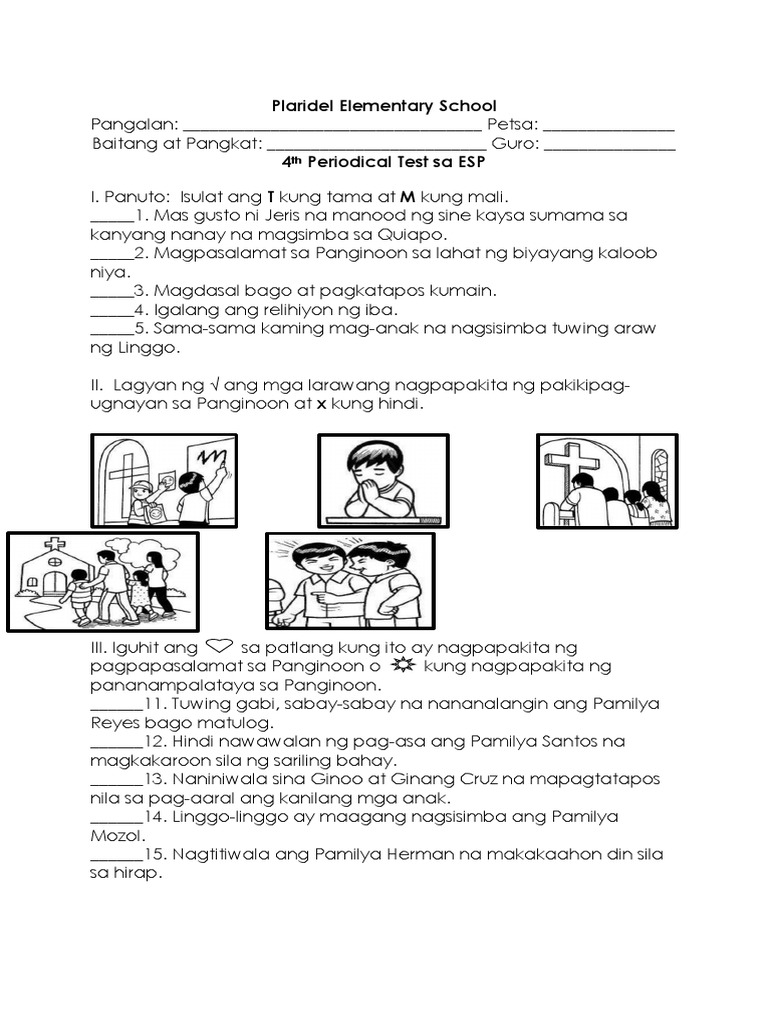 PT - Esp 1 - Q4 | PDF