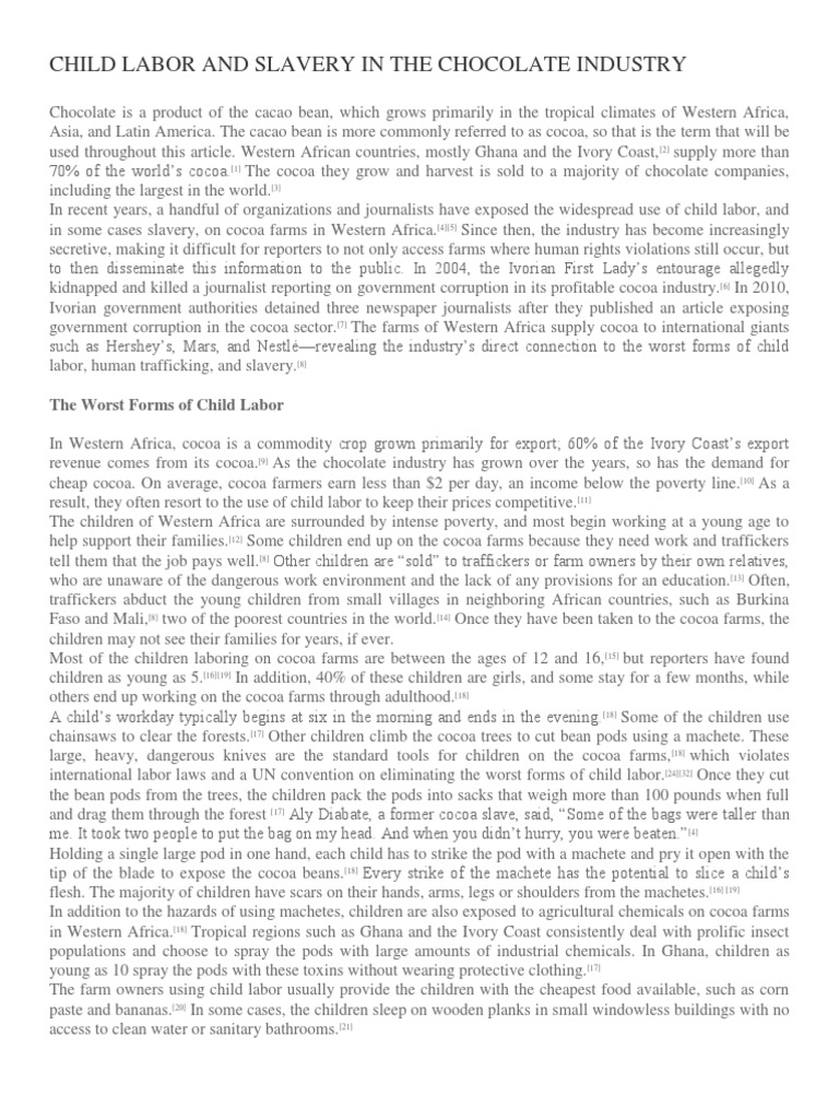 Case Study 1-Business Ethics | PDF | Cocoa Bean | Chocolate