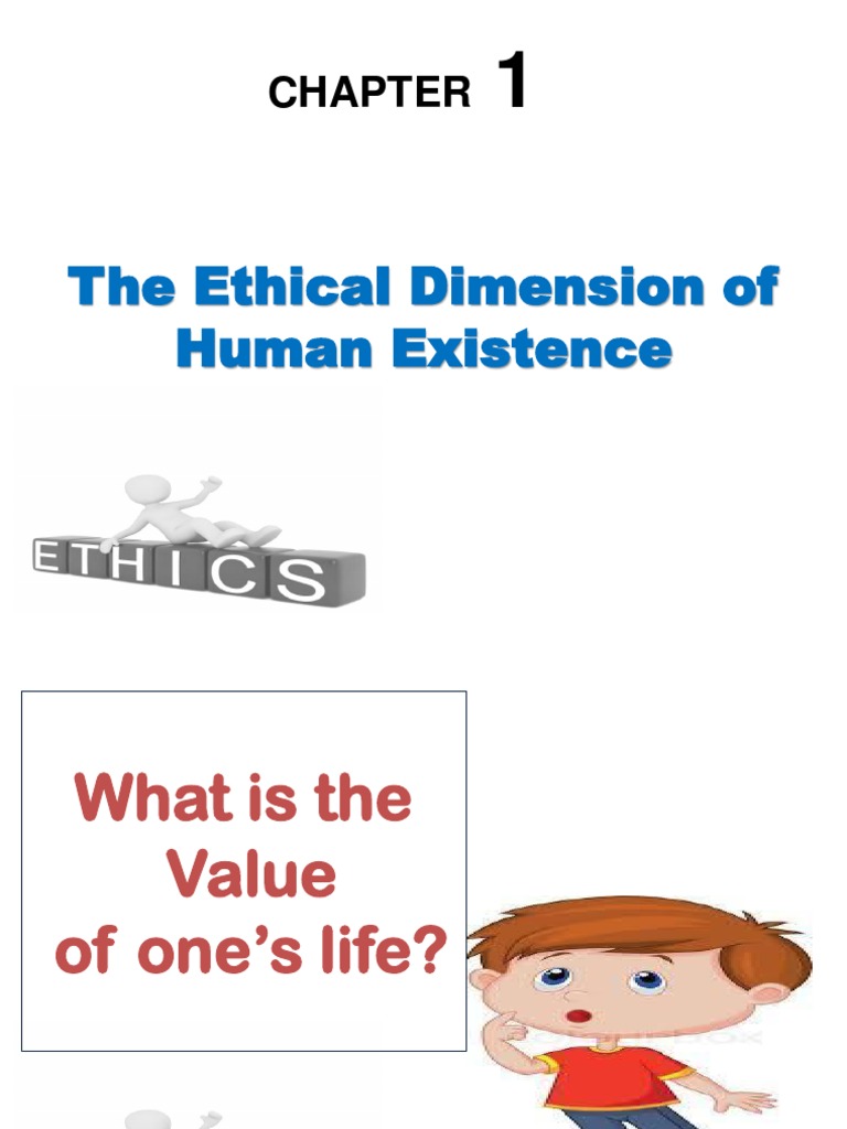 The Ethical Dimension of Human Existence | PDF | Aesthetics | Philosophical Theories