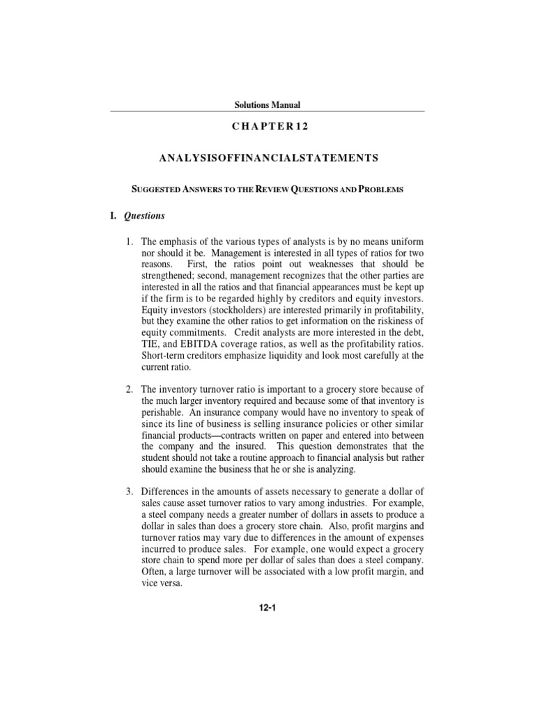 (PDF) FinMan Cabrera SM (Vol1) | PDF | Revenue | Leverage (Finance)