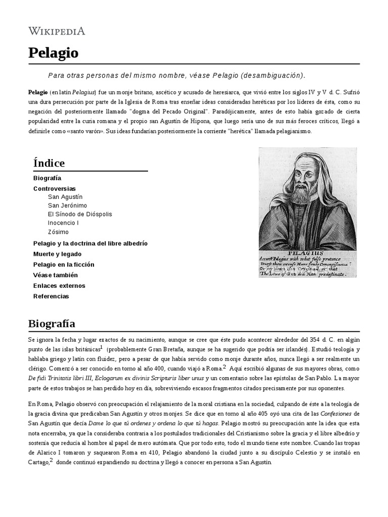 Pelagio | PDF | Teología | Comportamiento religioso y experiencia
