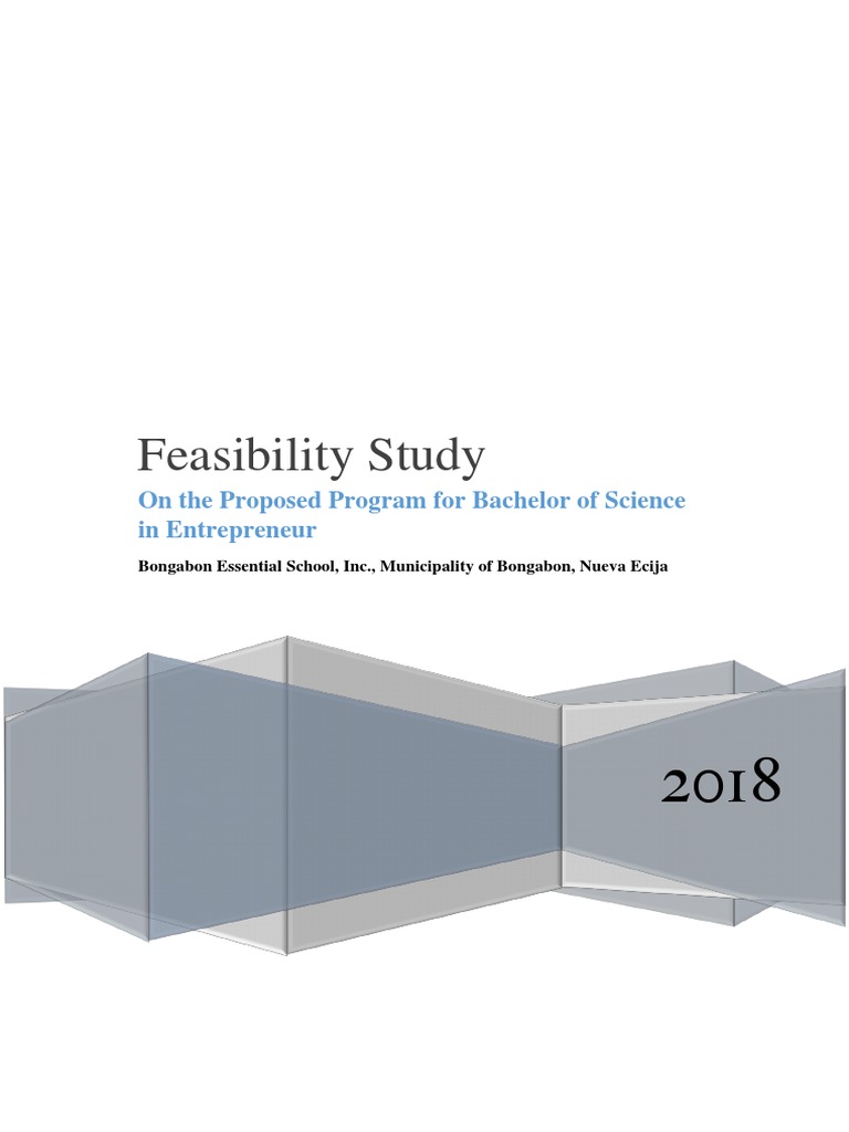 BS Entrep Feasibility | PDF | Entrepreneurship | Needs Assessment