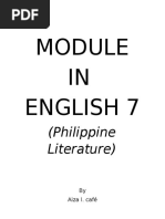 English 7 Module - Figures of Speech | PDF | Metaphor | Linguistics