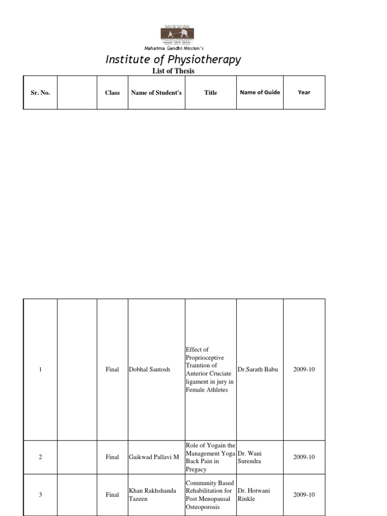 Complete Project PDF | PDF | Physical Therapy | Pain