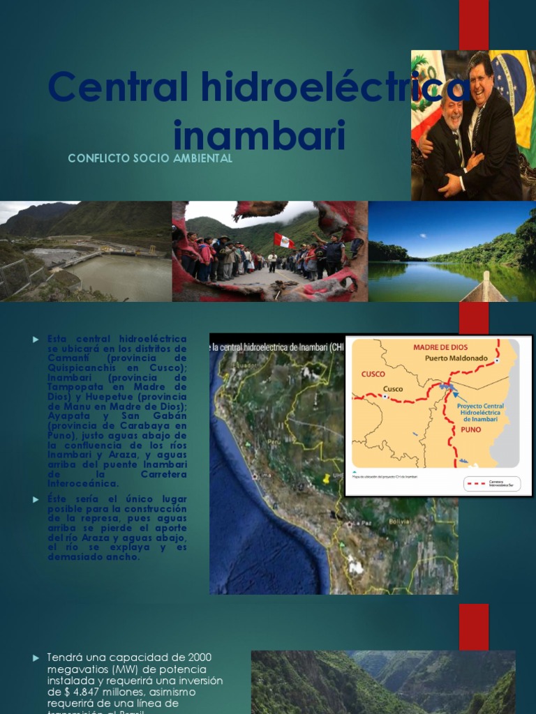 Central Hidroeléctrica Inambari | PDF | Hidroelectricidad | Naturaleza