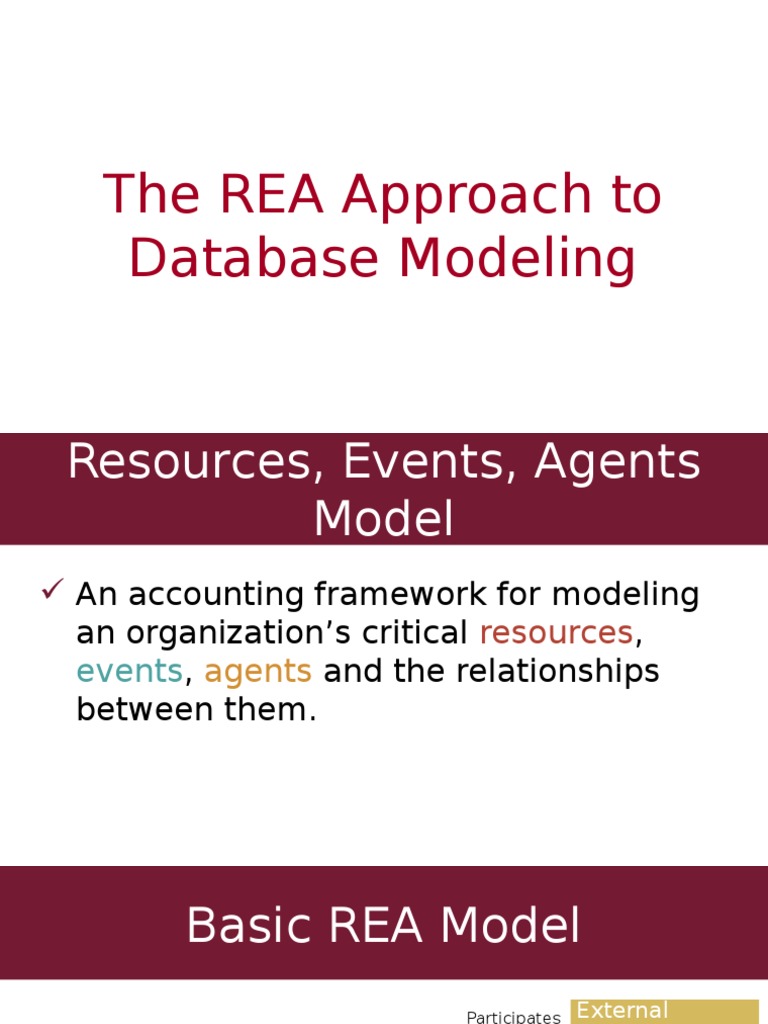 The REA Approach To Database Modeling | Download Free PDF | Relational ...