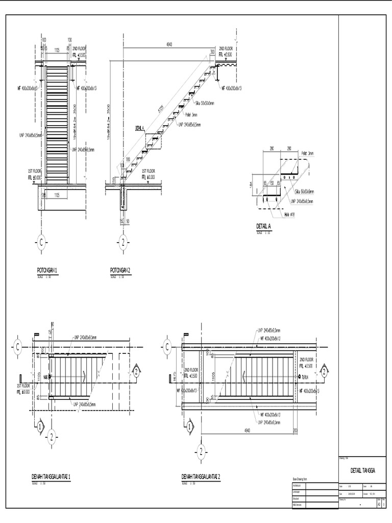 Detail Tangga Mockup PDF
