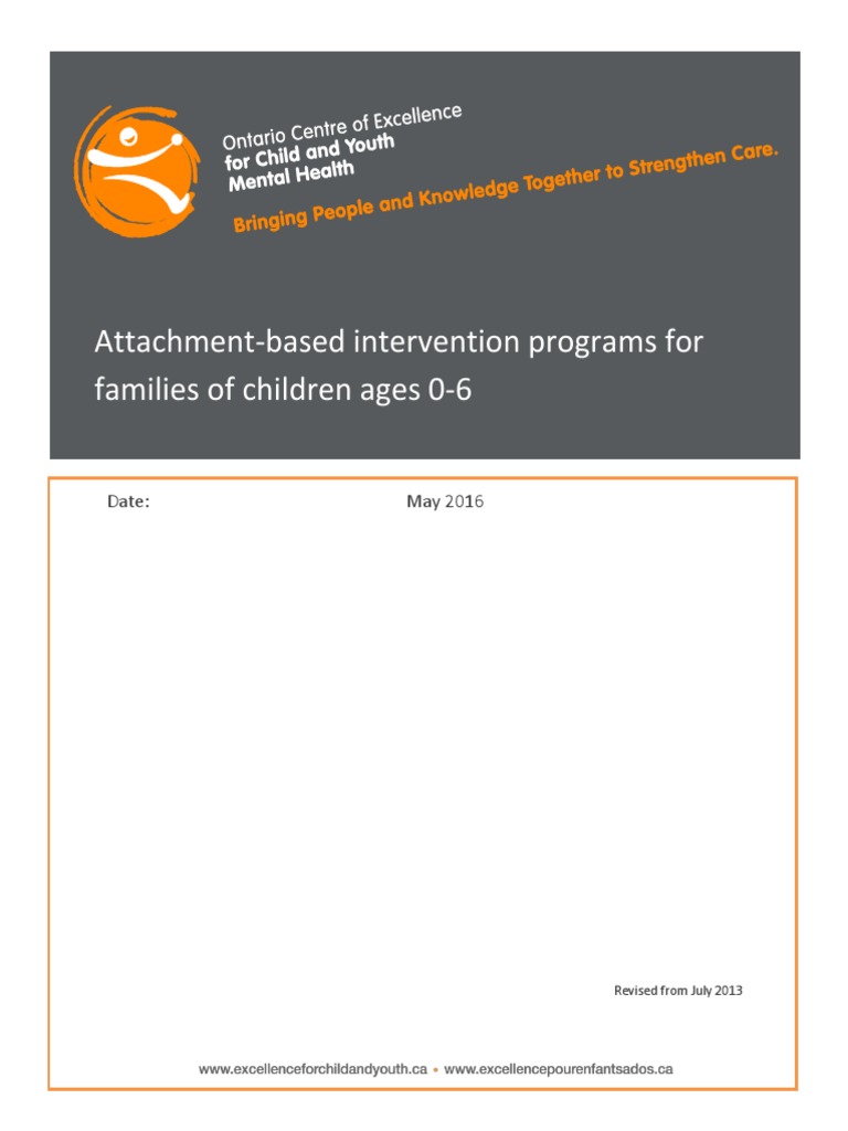 Eis Attachment Programs Children Ages 0-6 | Download Free PDF ...