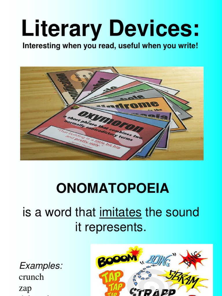 Literary Devices Powerpoint | PDF | Idiom | Literary Techniques