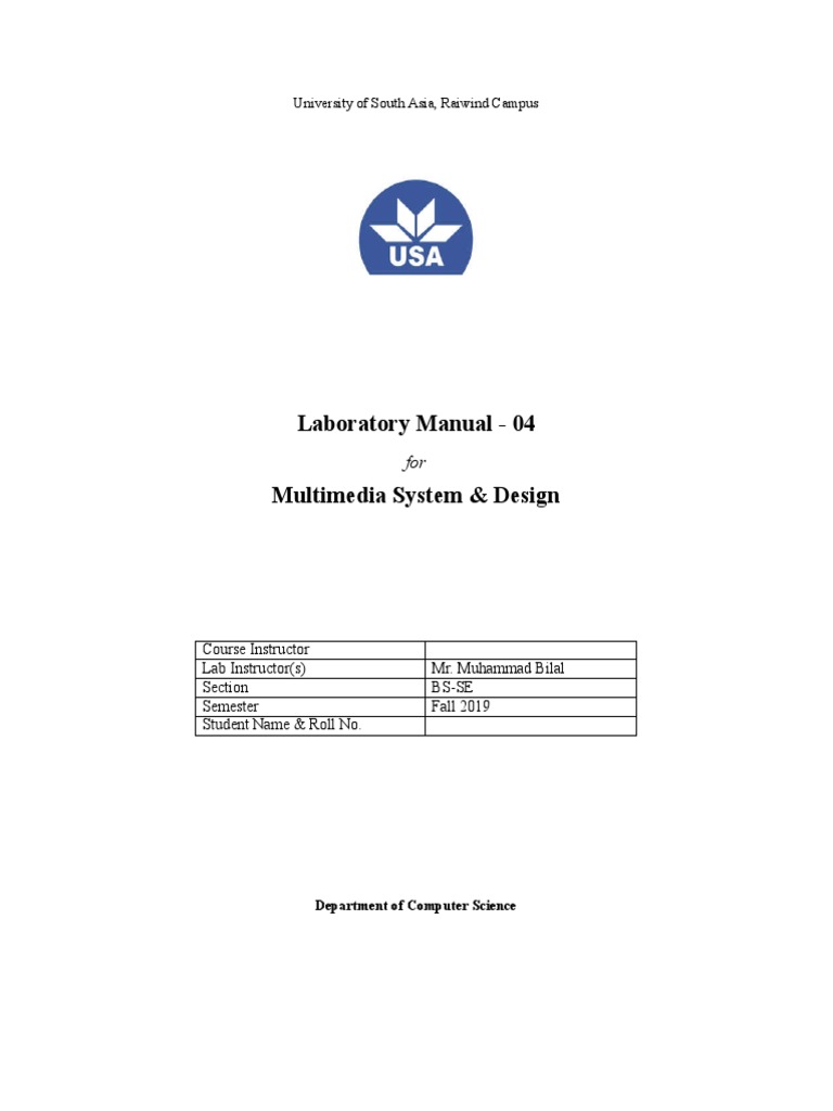 Multimedia System Design Lab 4 PDF | PDF | Computing | Software