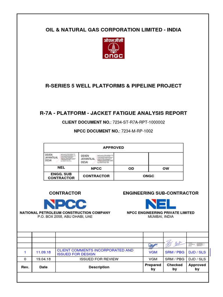 7234 M RP 1002 Ver C0100 PDF | PDF | Fatigue (Material) | Computer ...
