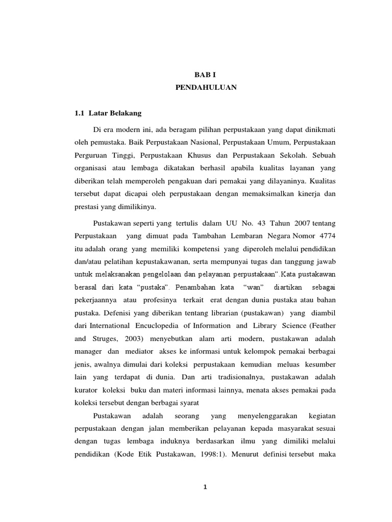 Peran Pustakawan | PDF | Agama & Spiritualitas