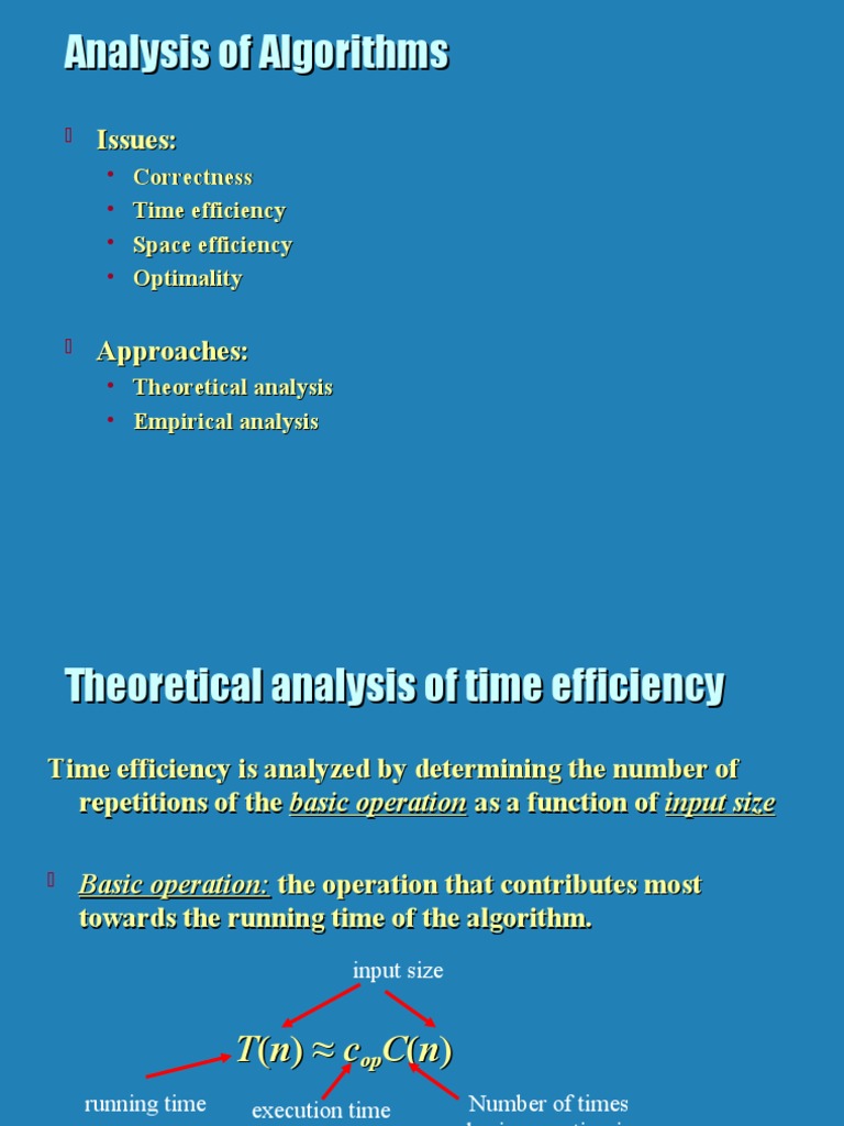 Analysis of Algorithms | PDF | Recurrence Relation | Logarithm