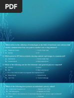 Emtech First Quarter Exam | PDF | Internet | Spamming