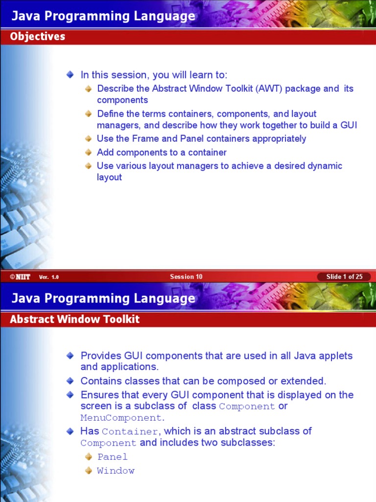 JAVA Session10 | PDF | Java Platform | Method (Computer Programming)