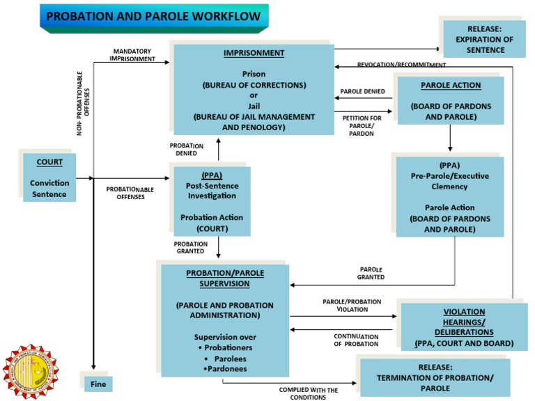 Probation and Parole Workflow1 PDF | PDF | Parole | Probation