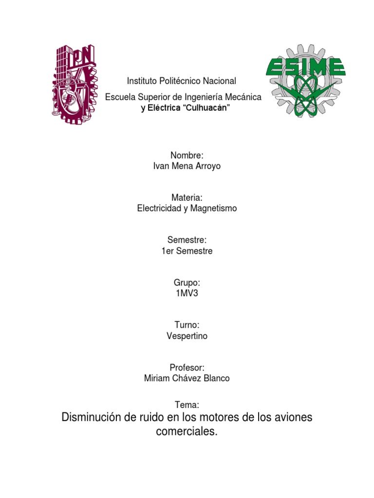 Formato de Portadas Ipn | PDF