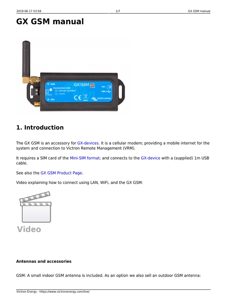 A Comprehensive Guide to Installing and Configuring the Victron GX GSM ...