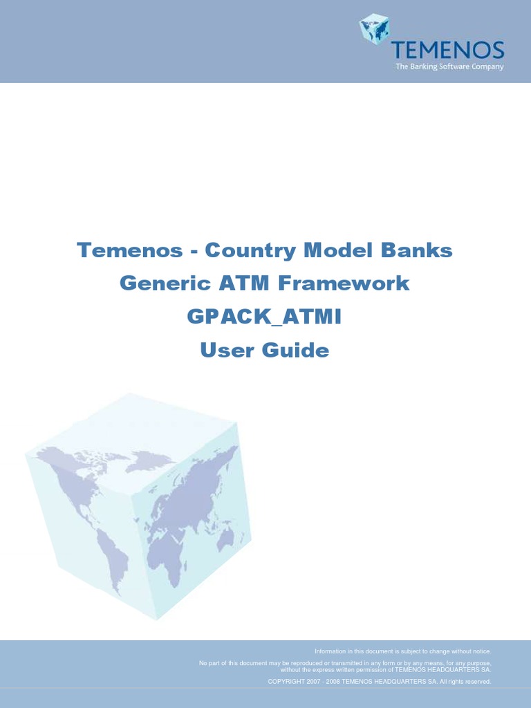 ATM Framework - Interface - User - Guide | PDF | Automated Teller Machine | Debit Card