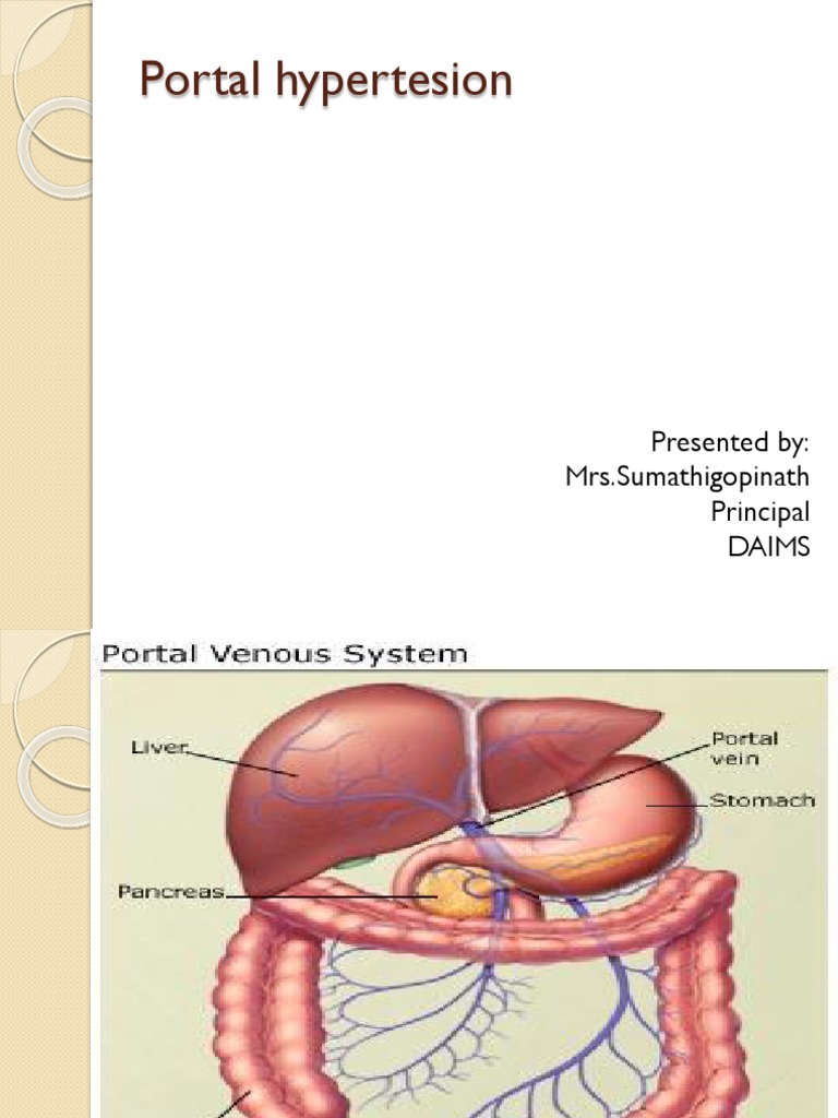 Portal Hypertension | PDF | Abdomen | Gastroenterology