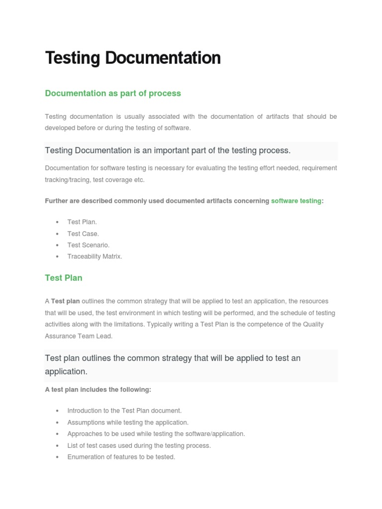 Testing Documentation | PDF | Software Testing | Computer Science