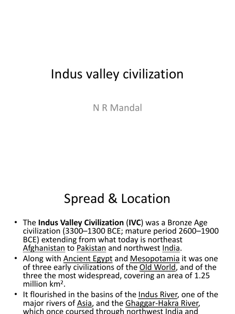 Indus Valley: Ancient Urban Marvel | PDF | Archaeology